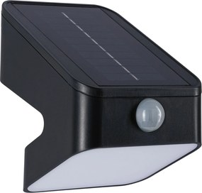 P 94608 Solární LED osvětlení zdí Lesly pohybové čidlo (IR) IP65 hranaté 113x126mm 3000K 5,5W antracit umělá hmota - PAULMANN