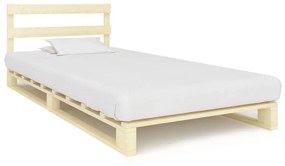 Rám postele z palet masivní borovice 100 x 200 cm