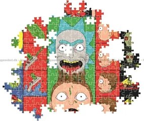 CLEMENTONI Puzzle RickMorty: Ikonické momenty / 1000 dílků / od 14 let