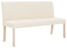 Lavice 139,5 cm krémová polyester 281337