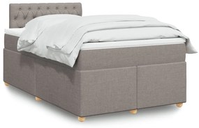 Box spring postel s matrací taupe 120x190 cm textil 3288930