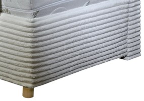 NEW DESIGN postele Zvýšená čalouněná postel SONO s čely a úložným prostorem, 90×200 cm Velikost postele: 90 × 200 cm, Strana: Levá