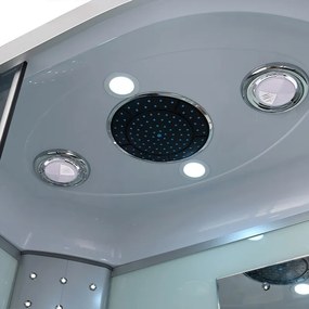 Terra Hydromasážní box WSH7106 LWS, 120x80 levý se saunou