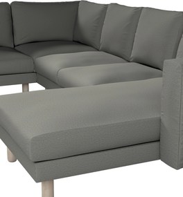 Potah na pohovku IKEA Norsborg rohová, 5-místná se šezlongem barva šedá látka pletený vzor