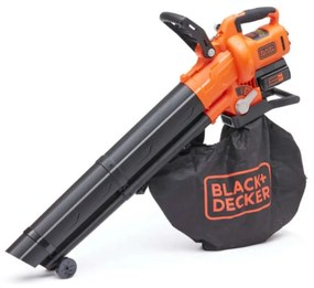 BLACK+DECKER Zahradní technika - 36V AKU zahradní vysavač 3v1, 1x aku 2,5 Ah Li-ion, nabíječka BCBLV3625L1-QW
