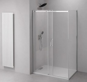 Polysan Sapho, THRON LINE ROUND čtvercový sprchový kout 1000x1000mm, kulaté pojezdy