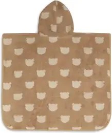 Jollein Jacquard Teddy Bear / Osuška pončo / froté / 62×65 cm