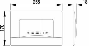Mereo Mereo, WC komplet pro zazdění s přislušenstvím, MM01SETRB