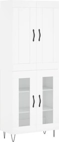 Skříň highboard bílá 69,5 x 34 x 180 cm kompozitní dřevo 3199649