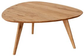 Konferenční stolek trojúhelníkový, dub, barva přírodní dub, kolekce Orbetello, rozměr 95 x 96 cm
