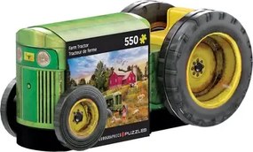 EUROGRAPHICS Puzzle v plechové krabičce Starý traktor / 550 dílků / 48