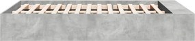 Rám postele betonově šedý 120 x 190 cm kompozitní dřevo 3280597