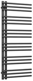 Erga Aquatic, topné těleso 1200x500 mm, 494W, černá, ERG-LAV-AQUA-12050-BK