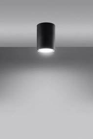 Stropní svítidlo SOLLUX Lagos 10cm GU10 1x40W bez zdroje SL.1000 černá