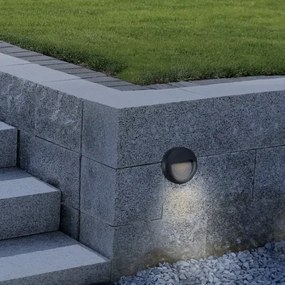 LED vnější nástěnné osvětlení Ove 3000K tmavě šedá