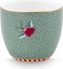 Pip Studio Blooming Tales porcelánový kalíšek, modrý (porcelánový kalíšek na vajíčko, dip nebo med)