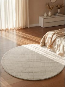 Krémový vlněný kulatý koberec ø 200 cm Kenso – Villeroy&amp;Boch