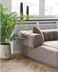 House Nordic Levá rohová pohovka AURORA hnědá 293cm 1301358