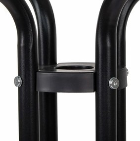 Zahradní stolek 60 cm SPRINGOS BISTRO GF1010 černý