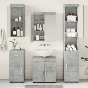 Sada koupelnového nábytku TULUM 5 ks Betonově šedá 3398057