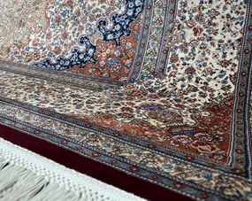 BE Koberec Anatolia Silk 32510 RED - červený obdélníkový Rozměr: 80x150 cm