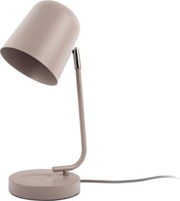 Kovová stolní lampa ENCANTAR, výška 38,5 cm, šedá