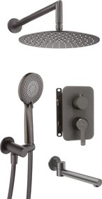 Deante Concealed shower set, with bath spout