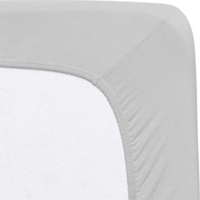 XXXLutz ELASTICKÉ PROSTĚRADLO, žerzej, šedá, 180-200/200-220 cm Florella - Prostěradla - 004388002413