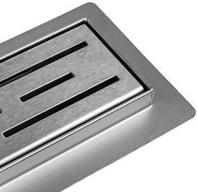 BPS-koupelny Sprchový odtokový žlab DL01 CLASSIC G2 HYD-2650 90 cm, satén