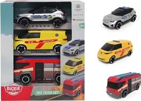 SIMBA SOS Team Set 3 ks / Sada aut na volnoběh / hasiči, policie, sani