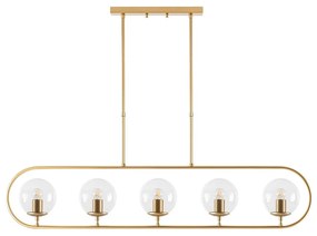 Designový lustr Ulrica 122 cm zlatý