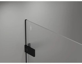 Mexen Lunar-F L, skládací sprchový kout levý 100 x 70 cm, 8mm čiré sklo, černý profil, 836L-100-070-70-00-L