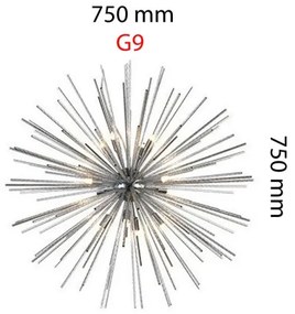Azzardo AZ2119 - Designové stínidlo k lustru G9 pr. 750mm