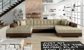 XXXLutz SEDACÍ SOUPRAVA, textil, světle hnědá, červenohnědá MID.YOU - Online Only sedačky - 00000L002403