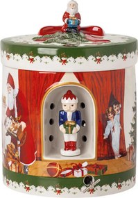 Christmas Toys hrací skříňka/svícen, Santa s dárky, 16x16x21,5 cm, Villeroy & Boch