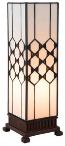 Stolní lampa Tiffany Odeletta – 12x12x36 cm