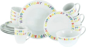 XXXLutz KOMBINOVANÁ SOUPRAVA Happy Birthday 16dílné Creatable - Online Only nádobí - 007768064701