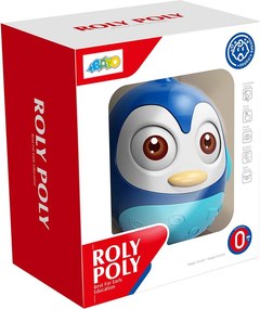 Kývací hračka Baby Mix tučňák modrý