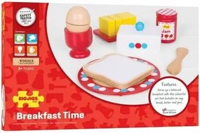 Bigjigs Toys Dřevěný set snídaně / od 3 let