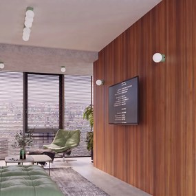 Sollux Lighting Stropní svítidlo YOLI 6 olivově zelené