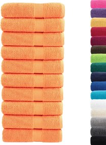 Prémiové osušky SOLUND 10 ks oranžové 100x150 cm 600 g/m² 137385