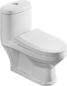 Aqualine - WC kombi, dětské, vario odpad, bílá PT520
