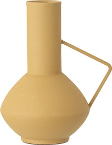 Váza Irine kovová 21 cm žlutá