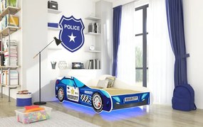 Postel s matracem a LED osvětlením SHERIFF 140x70
