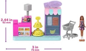 Mattel Barbie mini barbieland herní set - supermarket / od 4 let