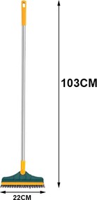Verk Group Čisticí kartáč s rukojetí pro mezery 100 cm