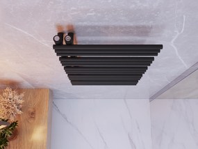 Erga Aquatic, topné těleso 900x500 mm, 400W, černá, ERG-LAV-AQUA-9050-BK