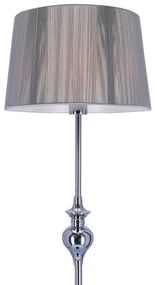Stojací lampa GILLENIA 1xE27/60W/230V stříbrná