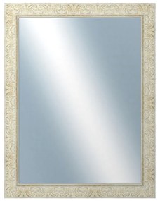 DANTIK - Zarámované zrcadlo - rozměr s rámem cca 70x90 cm z lišty PRAHA bílá (2930)
