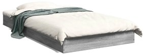 Rám postele šedý sonoma 90 x 190 cm kompozitní dřevo